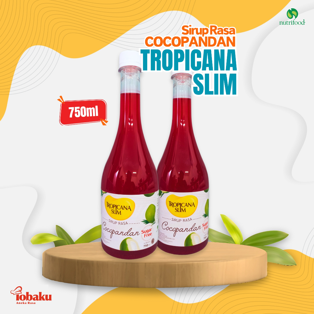 Jual TROPICANA SLIM Syrup Rasa Cocopandan 750ml _ | Shopee Indonesia