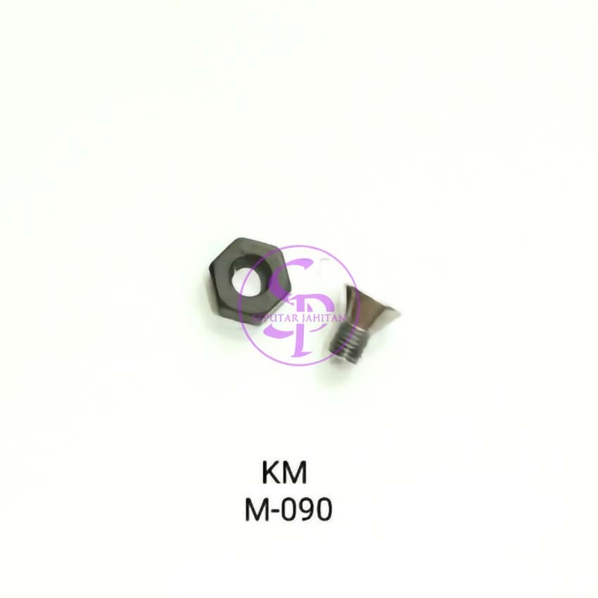 Jual M090 KM Baut Mur Tatakan Mesin Potong Kain KM M-090 | Shopee Indonesia