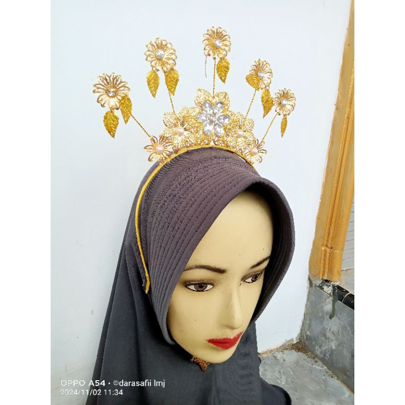 Jual mahkota bando adat bando tari bando karnaval (style 95 mentul 5 ...