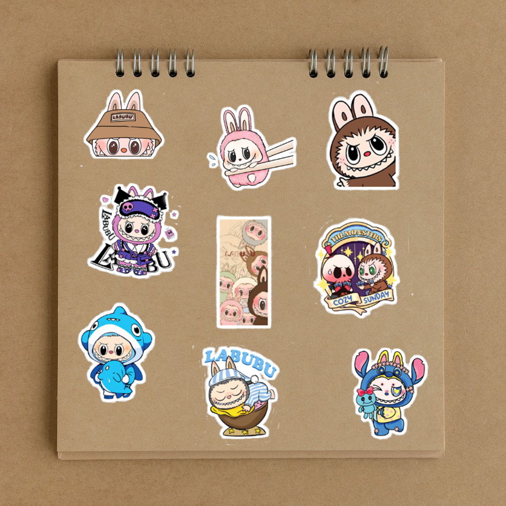 Jual Labubu Aesthetic Sticker Pack - Notebook or Laptop Sticker ...