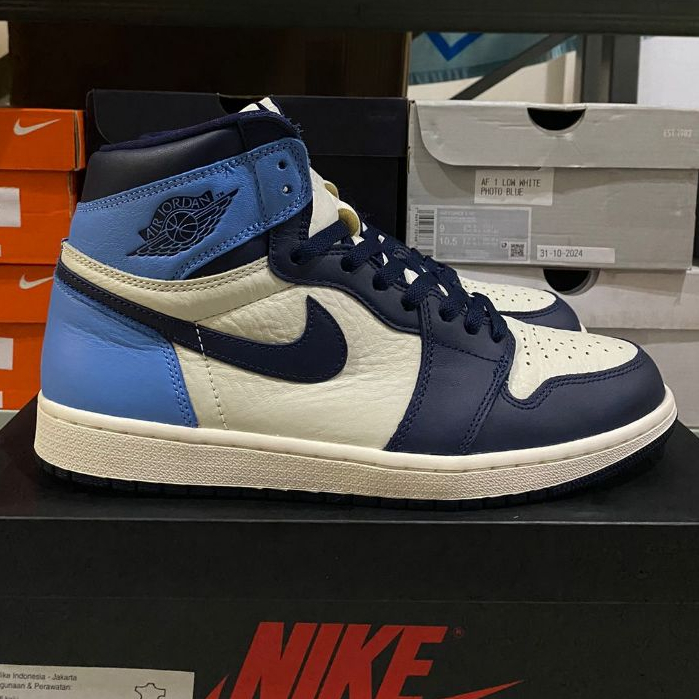 Jual AIR JORDAN 1 HIGH OBSIDIAN | Shopee Indonesia