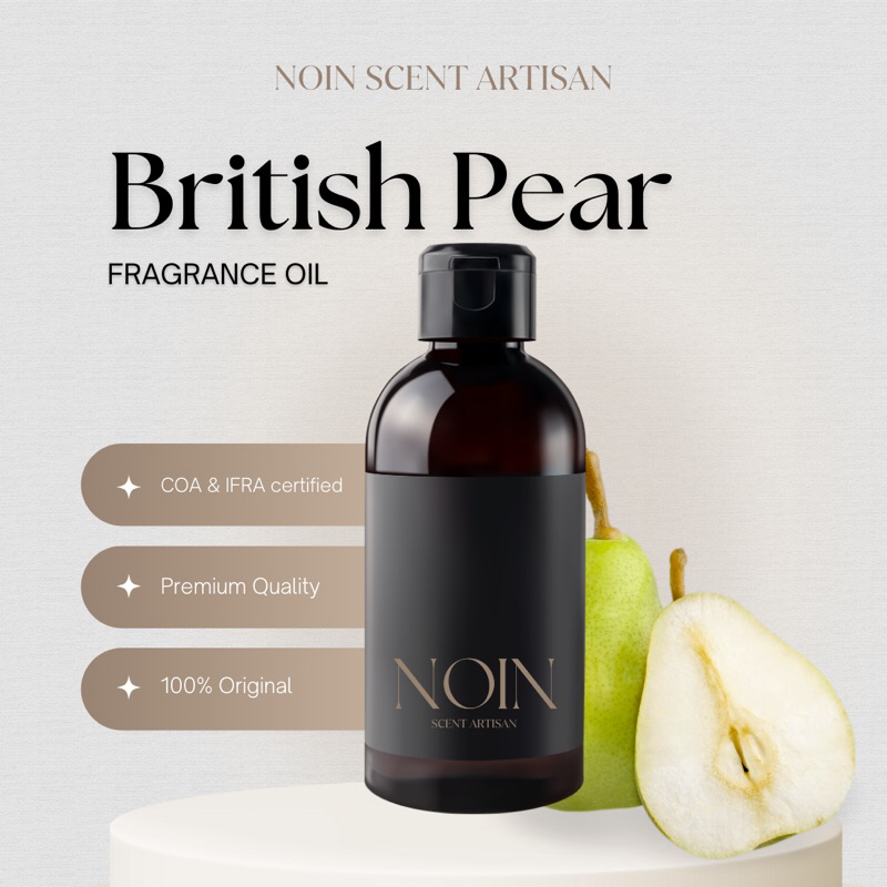 Jual (10 GR) BRITISH PEAR FRAGRANCE OIL - NOIN SCENT ARTISAN | Shopee ...