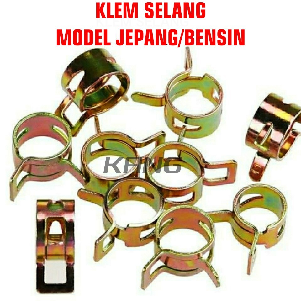 Jual Klem Selang Jepit / Klem Selang Bensin Radiator / Micro Hose ...