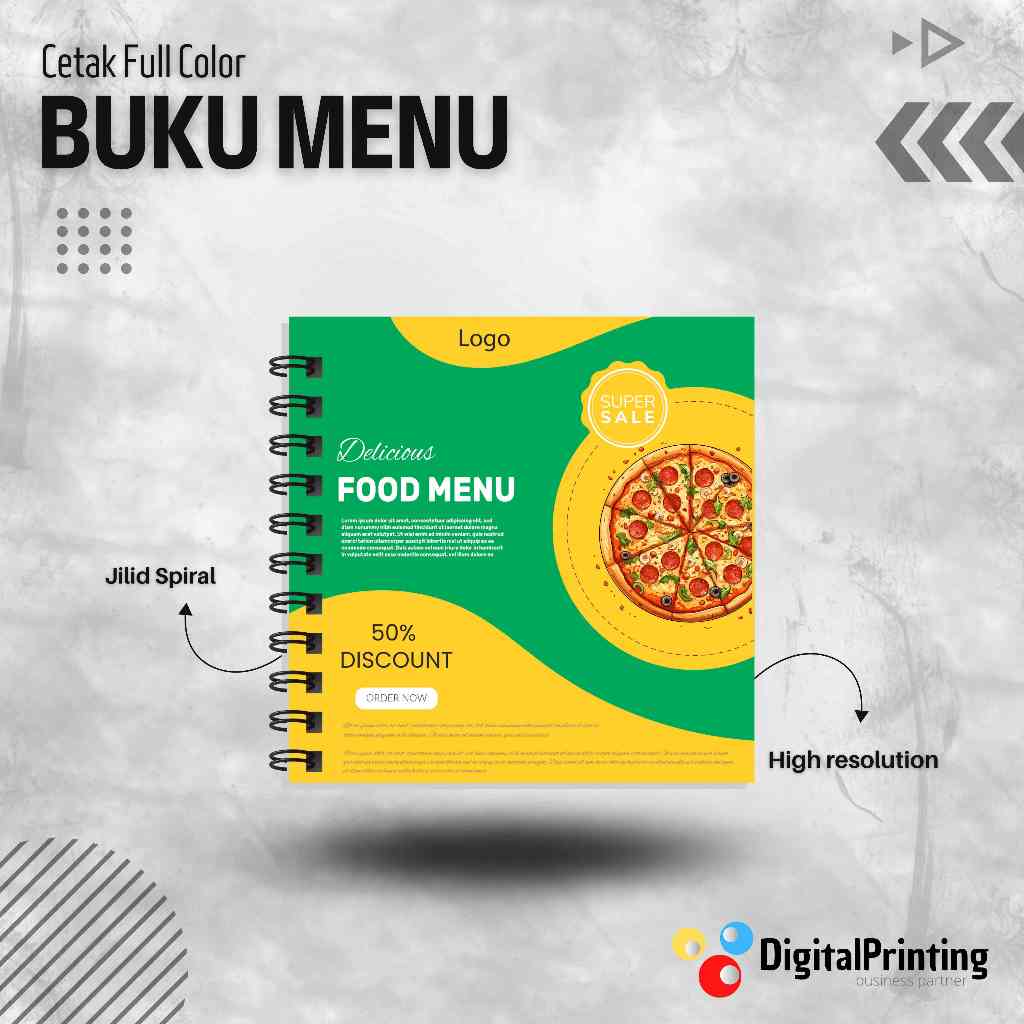 Jual Cetak Buku Menu Restoran Custom | Shopee Indonesia