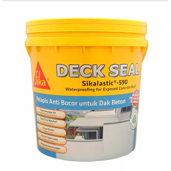 Jual Sika Deck Seal Sikalastic 590 Waterproofing Pelapis Anti Bocor ...