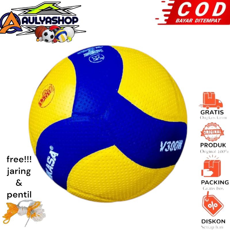 Jual BOLA VOLI BOLA MURAH BOLA VOLLEY V300W | Shopee Indonesia