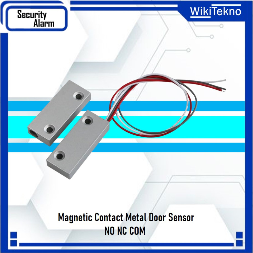 Jual Magnetic Contact Metal Door Sensor Alarm NO NC COM | Shopee Indonesia