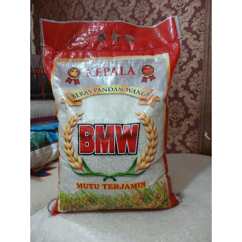 Jual BERAS BMW KEPALA MUTU TERJAMIN 5KG | Shopee Indonesia