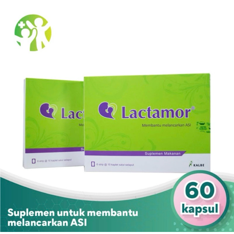 Jual Lactamor suplementasi untuk melancarkan asi isi 60 kaplet | Shopee ...