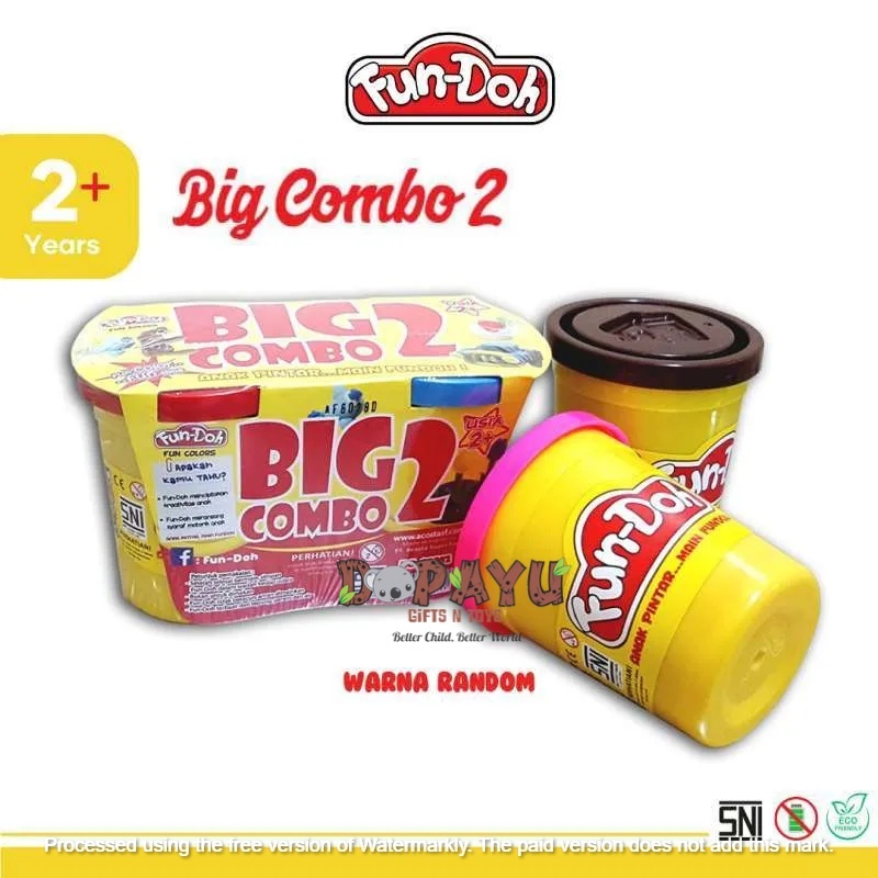 Jual FUNDOH BIG COMBO ISI 2 28082 Mainan Lilin Plastisin Kreasi Anak ...