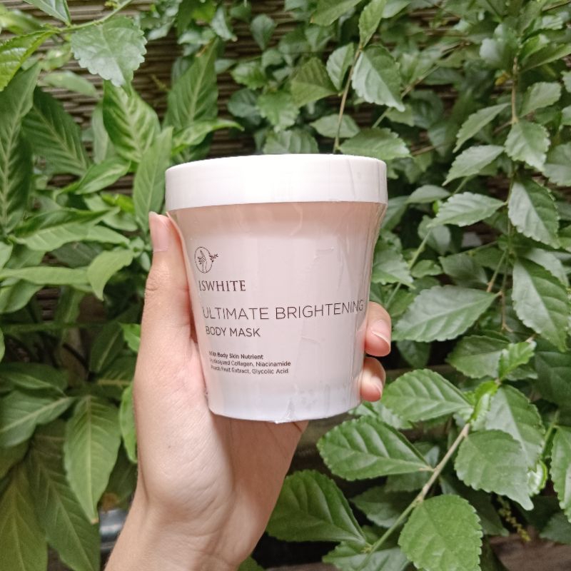 Jual ISWHITE Masker Badan (Body Mask Brightening Ultimate) | Shopee ...