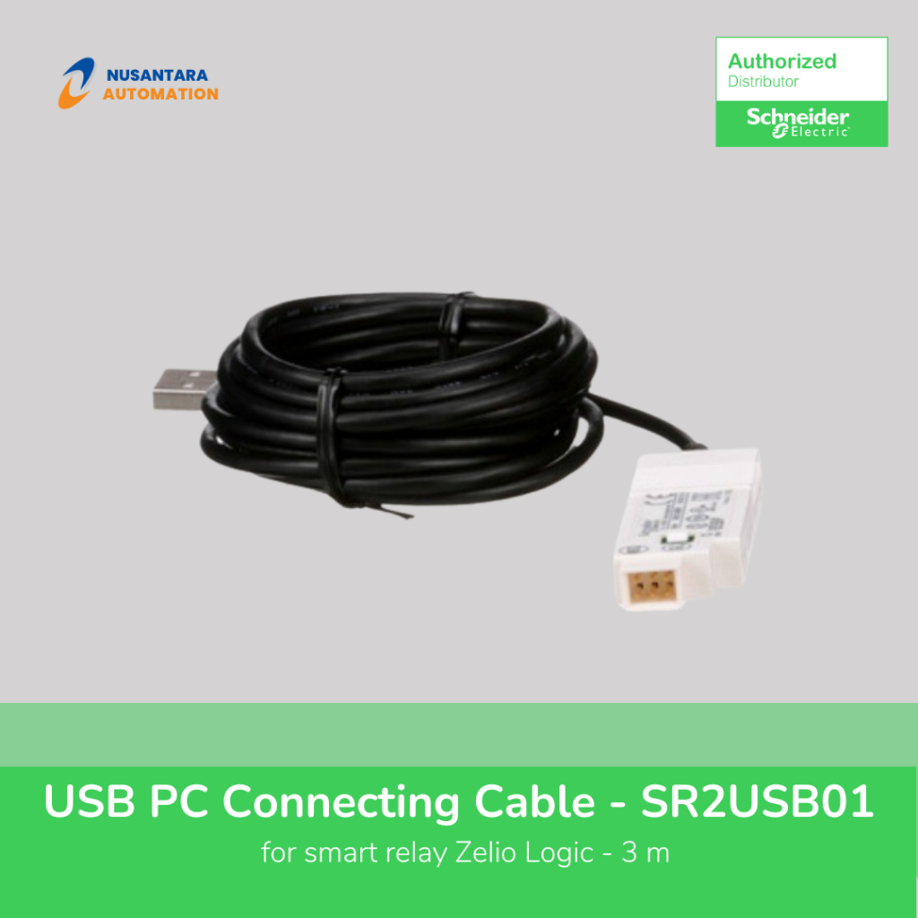 Jual Schneider USB Cable To Connect SR and PC Zelio | Shopee Indonesia