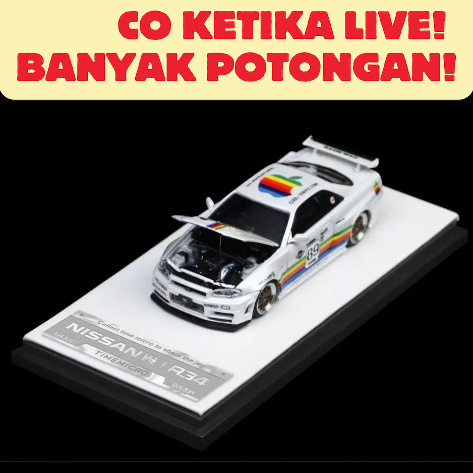 Jual Time Micro Diecast Car Model Mini Scale 1/64 | Shopee Indonesia