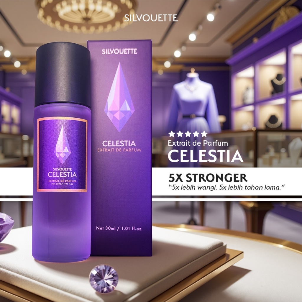 Jual Silvouette - Celestia | Extrait de Parfum | 5x Stronger lebih wangi tahan lama | 30ml ...