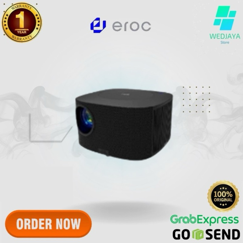Jual EROC - MEGA Projector Fully Auto Focus Full HD 600 ANSI Wifi 2.4 ...