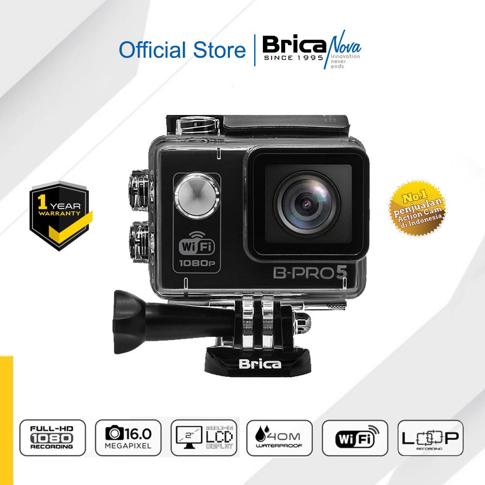 Jual Brica B-Pro 5 Alpha Edition Basic+ Black - Action Camera - Full HD ...