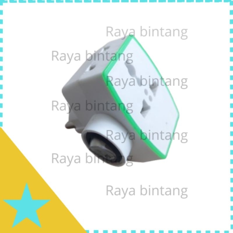 Jual Steker T multi saklar universal saklar lampu LOYAL colokan listrik ...