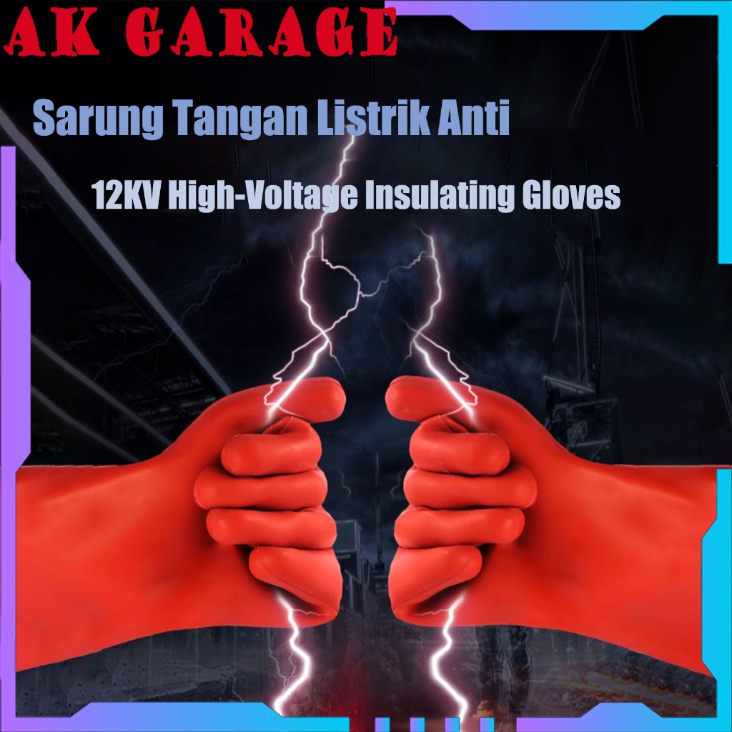 Jual RK Sarung Tangan Listrik Anti Setrum Class 12KV Sarung Tangan ...