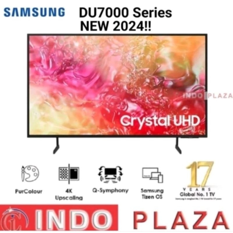 Jual TV SAMSUNG 65 INCH SMART CRYSTAL 4K UHD UA65DU7000 NEW 2024 ( CARGO ) | Shopee Indonesia
