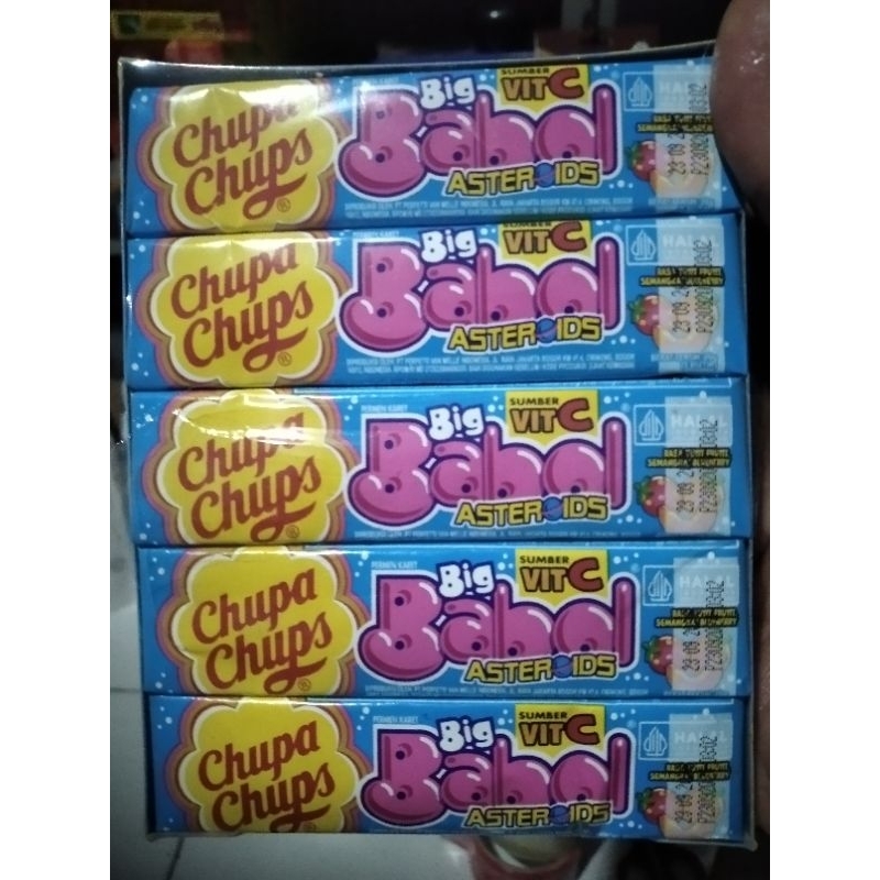 Jual Chupa Chups Big Babol Tutti Fruity 5x20gr / Permen Karet Rasa ...