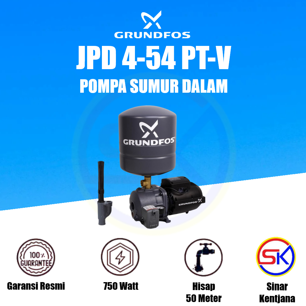 Jual POMPA AIR JETPUMP GRUNDFOS JPD 4-54 PT-V | Shopee Indonesia