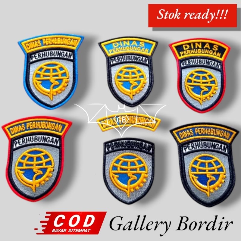Jual TERBARU!!! logo dishub dan lokasi timbul 3d | bordir dishub murah ...