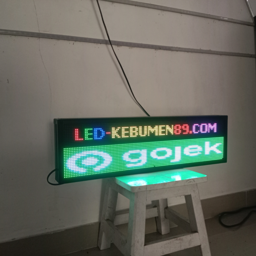 Jual Running text 70x20 cm P5. full color RGB Outdoor dan indoor ...