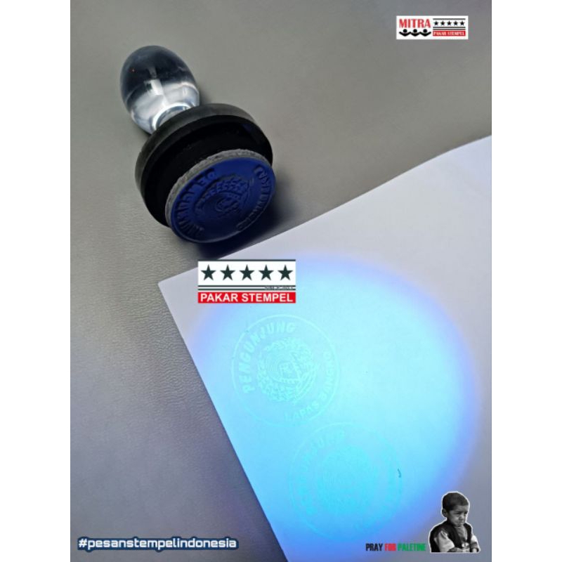 Jual Jual Paket Stempel + Senter Uv Ultraviolet stempel uv custom ...