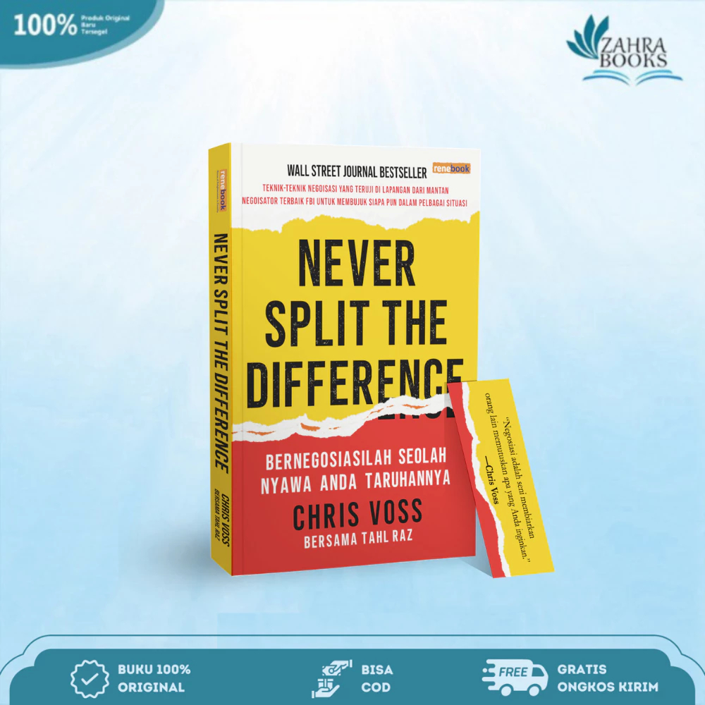 Jual Buku Never Split the Difference - Renebook | Shopee Indonesia