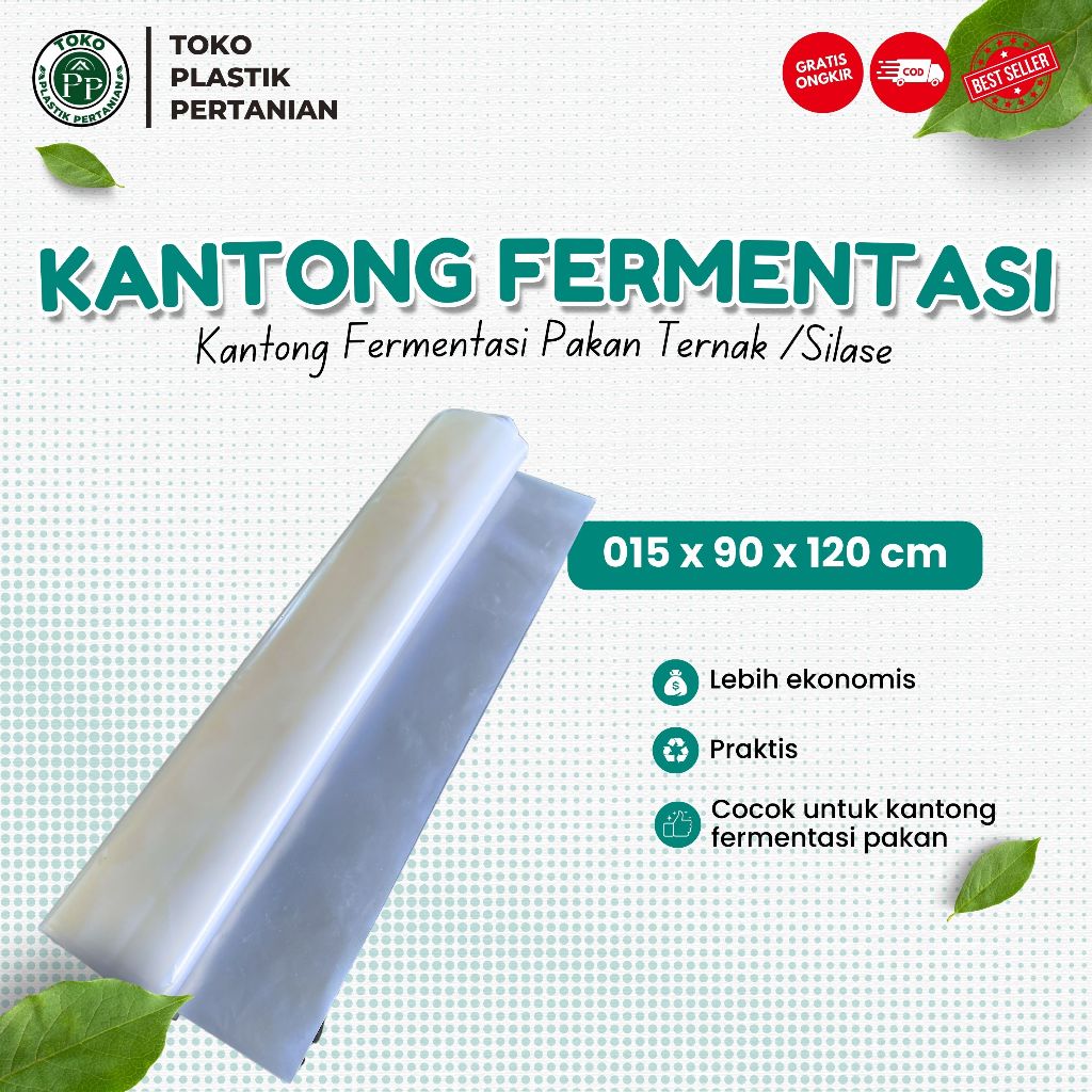 Jual Plastik Silase Fermentasi Pakan Ternak Ukuran 90cm x 120cm ...