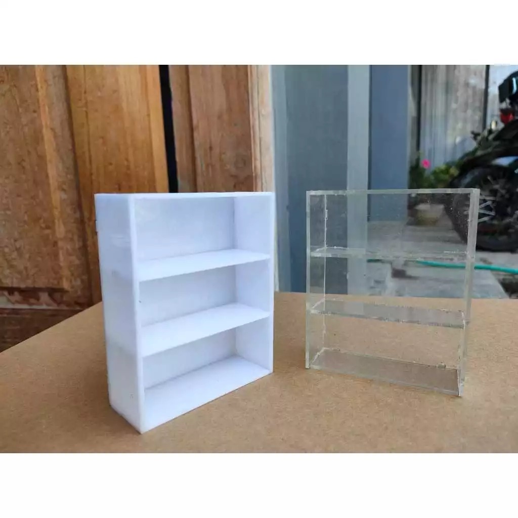 Jual Akrilik Display Miniatur Minimalis / Rak Minifigure Akrilik ...
