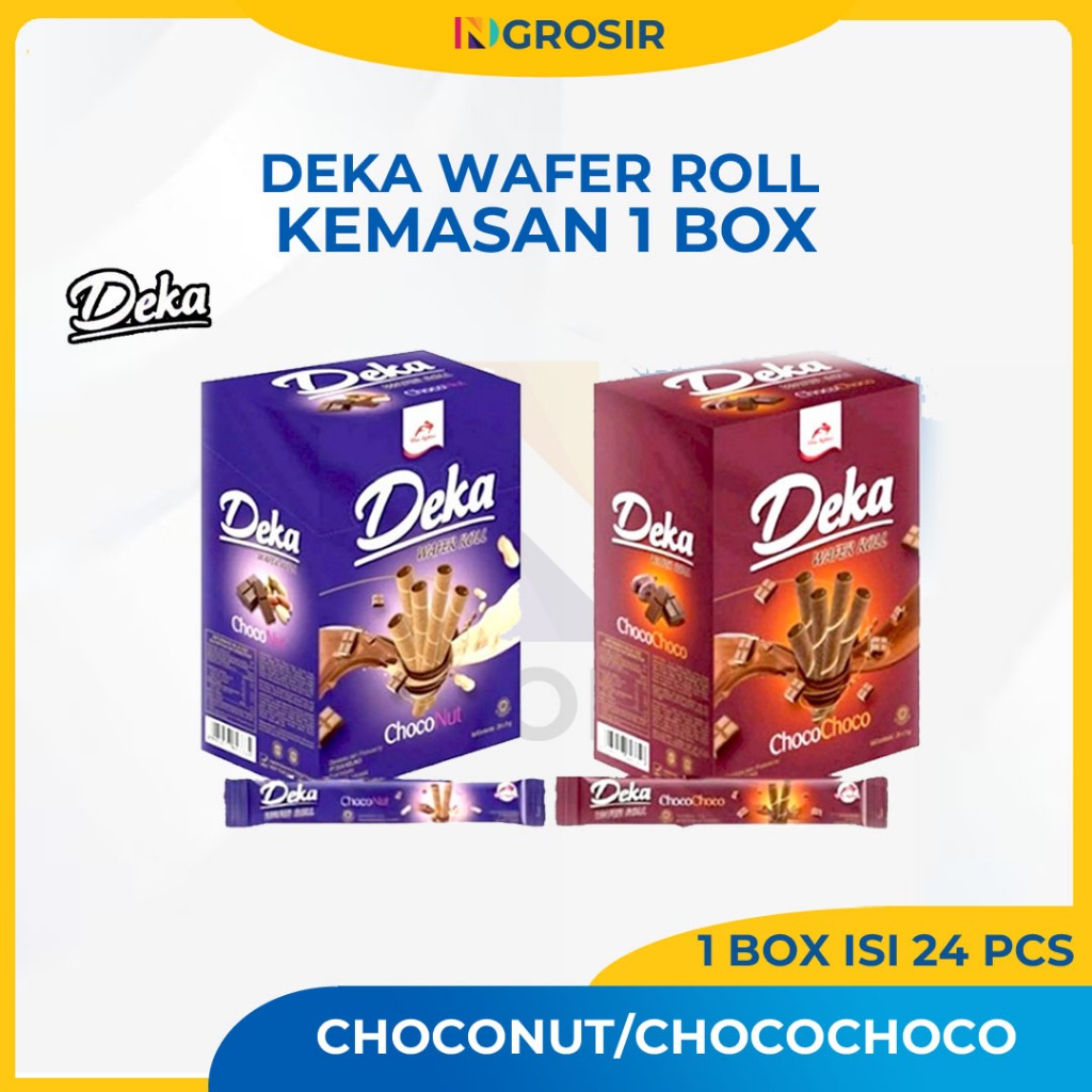 Jual Deka Wafer Roll Choconut/Chocochoco 1 Box Isi 24 Pcs | Shopee ...
