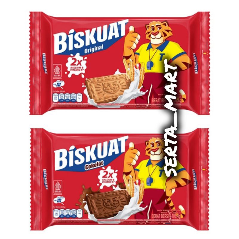 Jual Biskuat Biskuit Original / Chocolate 106.4gr - Biskuat Biskuit ...