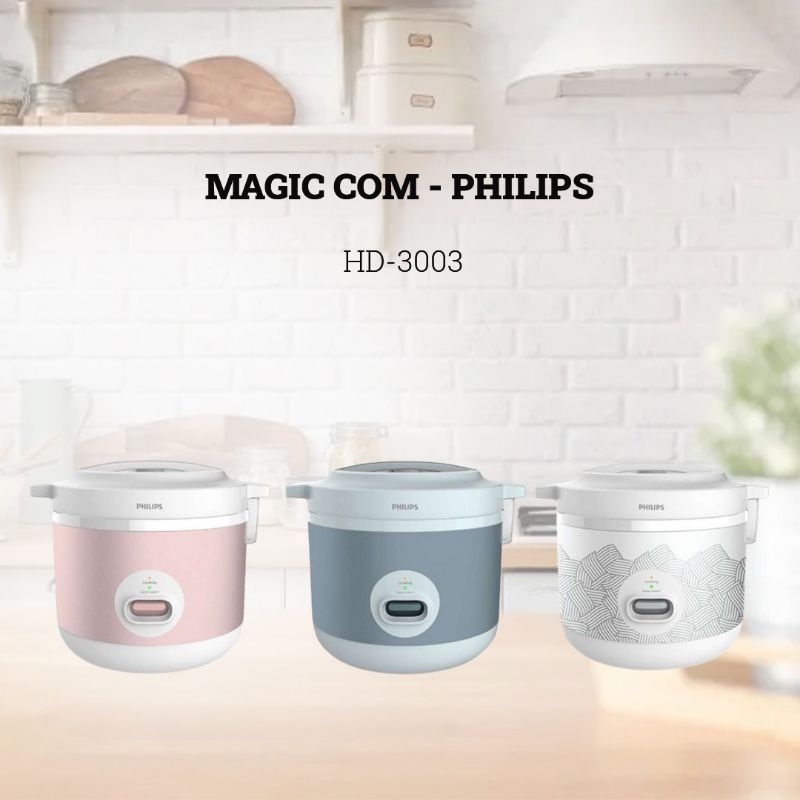 Jual PHILIPS Magicom/Rice Cooker 1.8 Liter HD3003 seri 1000 | Shopee ...