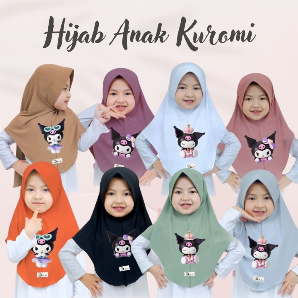 Jual HIJAB INSTAN ANAK KUROMI LABUBU DAILY MUSLIM // HIJAB ANAK BAYI ...