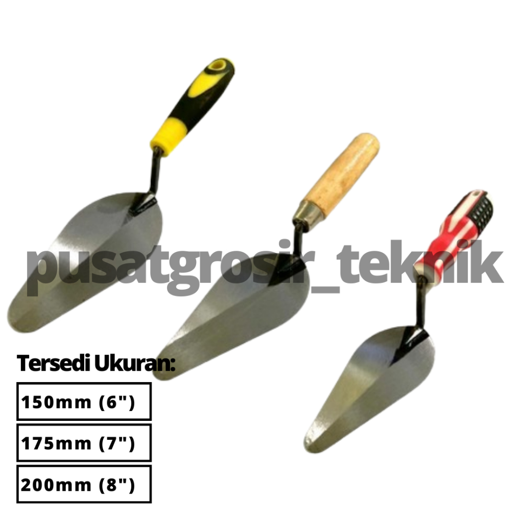 Jual Sendok Semen Runcing Gagang Kayu/PVC/Karet | Shopee Indonesia