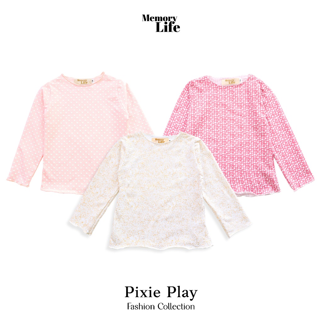 Jual MemoryLife - Pixie Play Long Sleeves T-Shirt | Kaos Lengan Panjang Premium Anak Perempuan ...