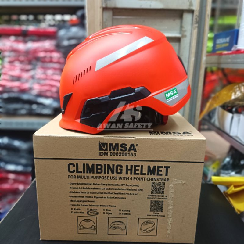 Jual Helm Climbing MSA V-Gard H1 Safety Helmet Trifent SNI Fastrack ...