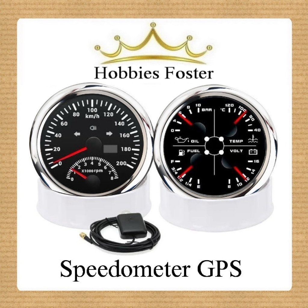 Jual Speedometer SET GPS SPEED RPM Tacho Fuel Gauge Motor Custom ...