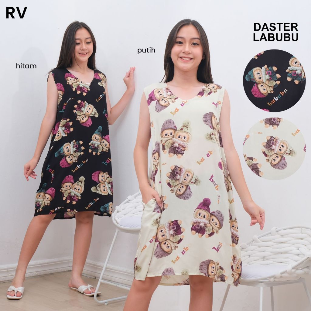 Jual DASTER LABUBU / BAJU TIDUR MDL DASTER LABUBU | Shopee Indonesia