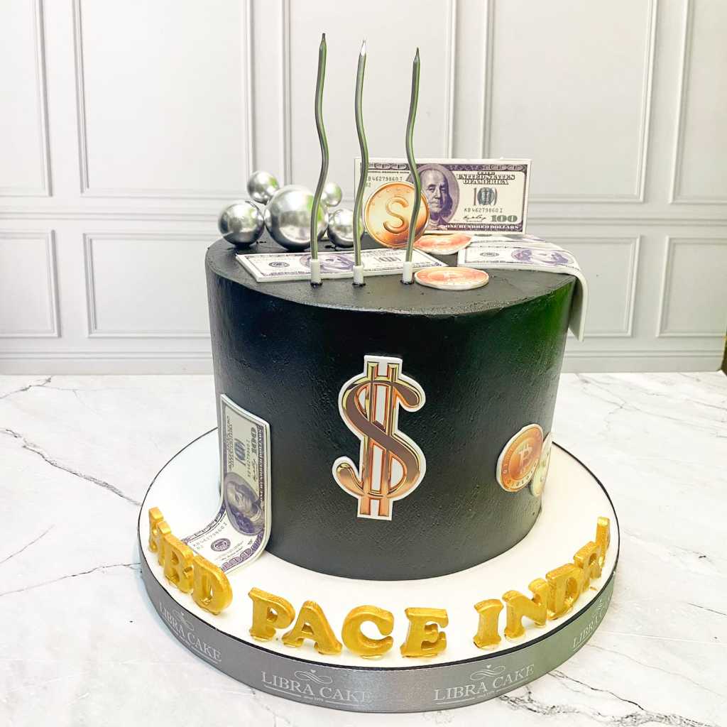 Jual Kue ulang tahun/Kue birthday/Cake custom birthday/Cake ultah/Kue tema Dollar | Shopee Indonesia