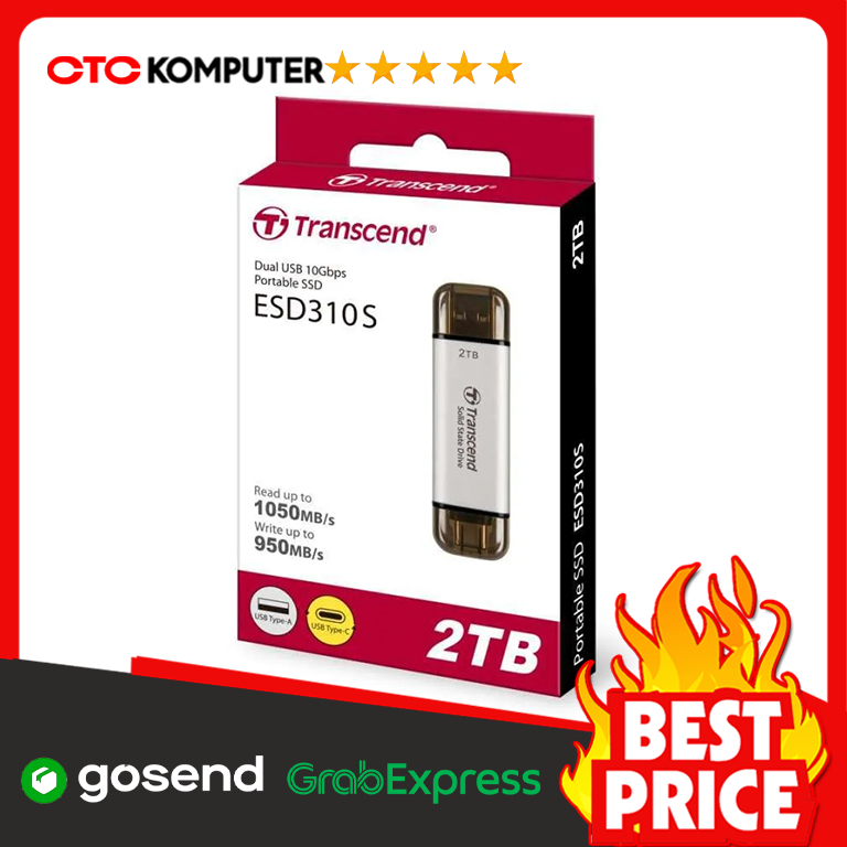 Jual Transcend ESD310S 2TB Portable SSD | Shopee Indonesia