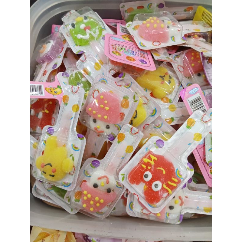 Jual Jeli Tangkai Permen jeli aneka rasa permen jeli 250 gr | Shopee ...