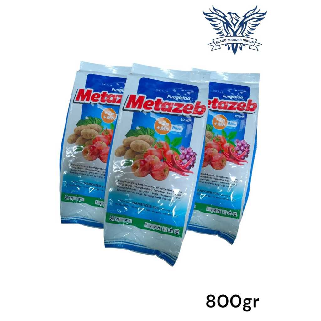 Jual Metazeb 80wp 800gr Fungisida Mancozeb 80% +Zn + Mn Mengendalikan ...