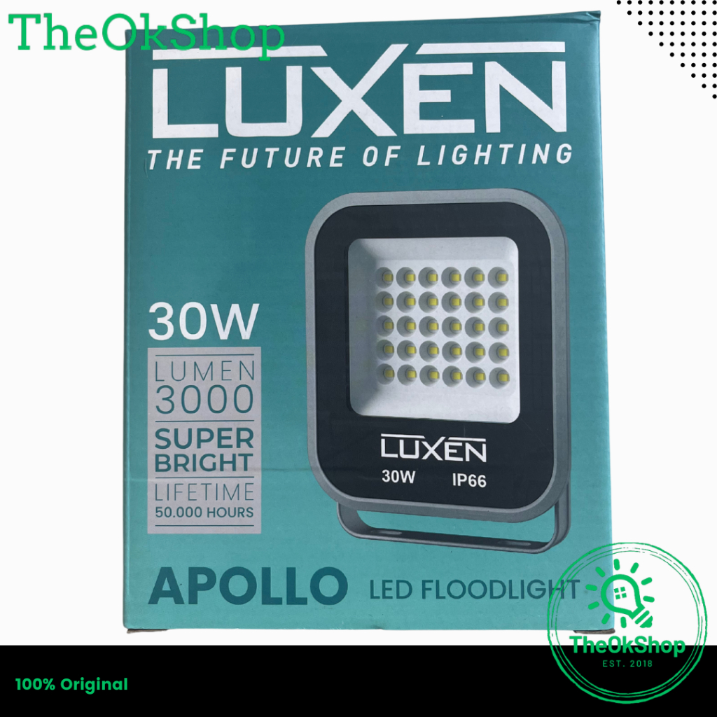 Jual Luxen Led Lampu Sorot, Flood Light 30w Apollo 30 W 30 Watt | Shopee Indonesia