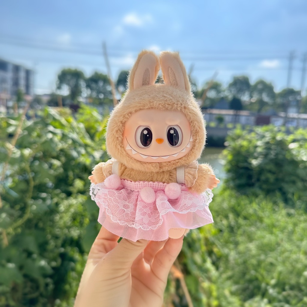 Jual Ready POP MART LABUBU DOLL 17cm Labubu BONEKA BAJUNYA setelan baju ...