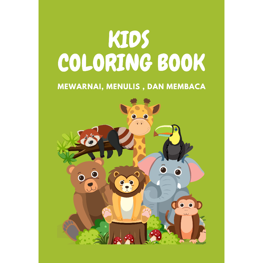 Jual Coloring Book - Buku Belajar Mewarnai dan Membaca Anak | Shopee ...