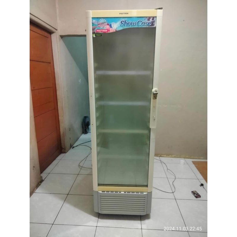 Jual SECOND/BEKAS SHOWCASE 1 PINTU MERK POLYTRON/DISPLAY COOLER ...