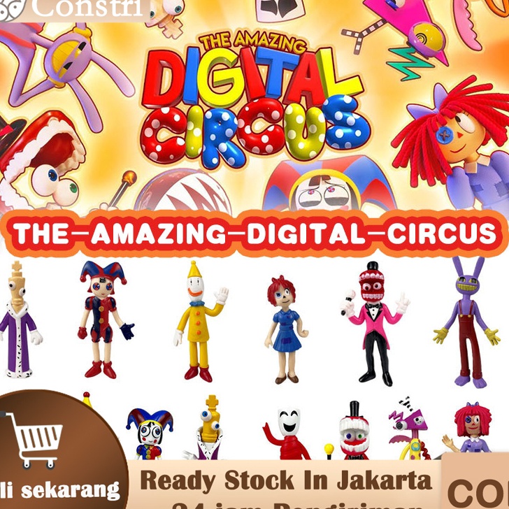 Jual READY GAN Ready Stock Action Figure Amazing Digital Circus Pomni Jax Gangle Caine Ragatha ...