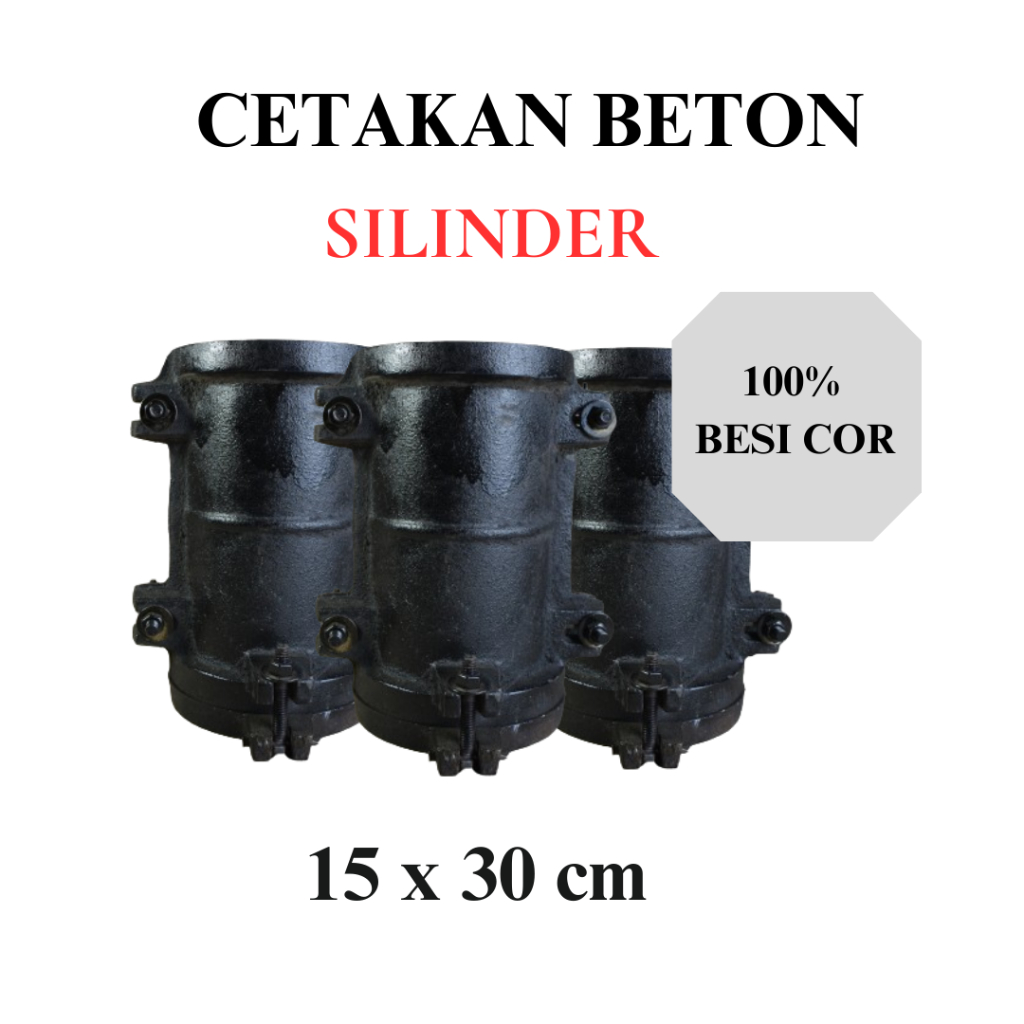 Jual CETAKAN SILINDER BETON 15 x 30 / COR BESI / HASIL AKURAT | Shopee ...